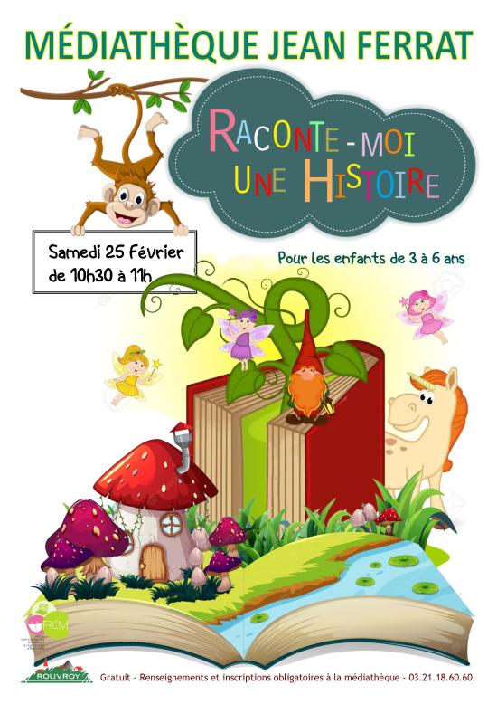 Raconte moi une histoire | Ville de Rouvroy