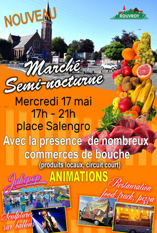 Marché semi-nocturne | Ville de Rouvroy